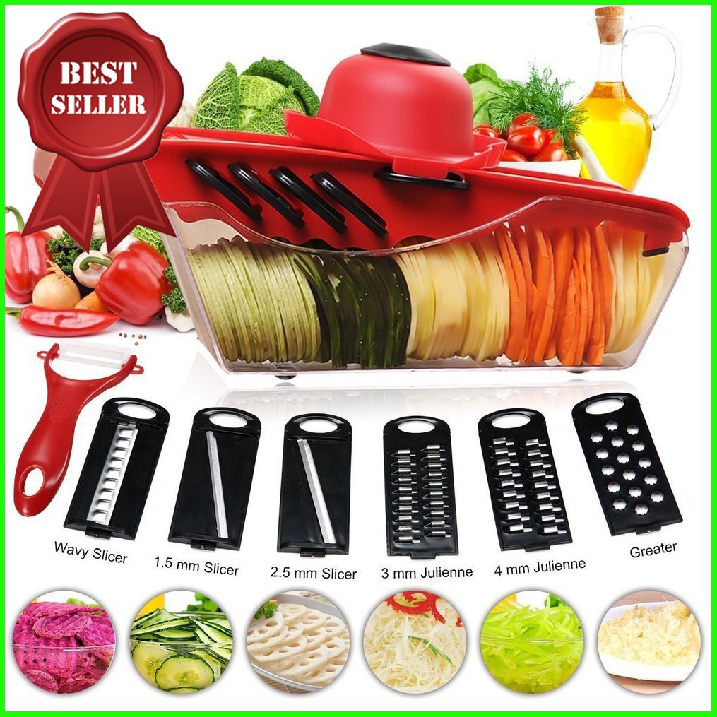 🔥LIMITED OFFER🔥6 in 1 Multi Slicer Dicer Vegetable Cutter With ...