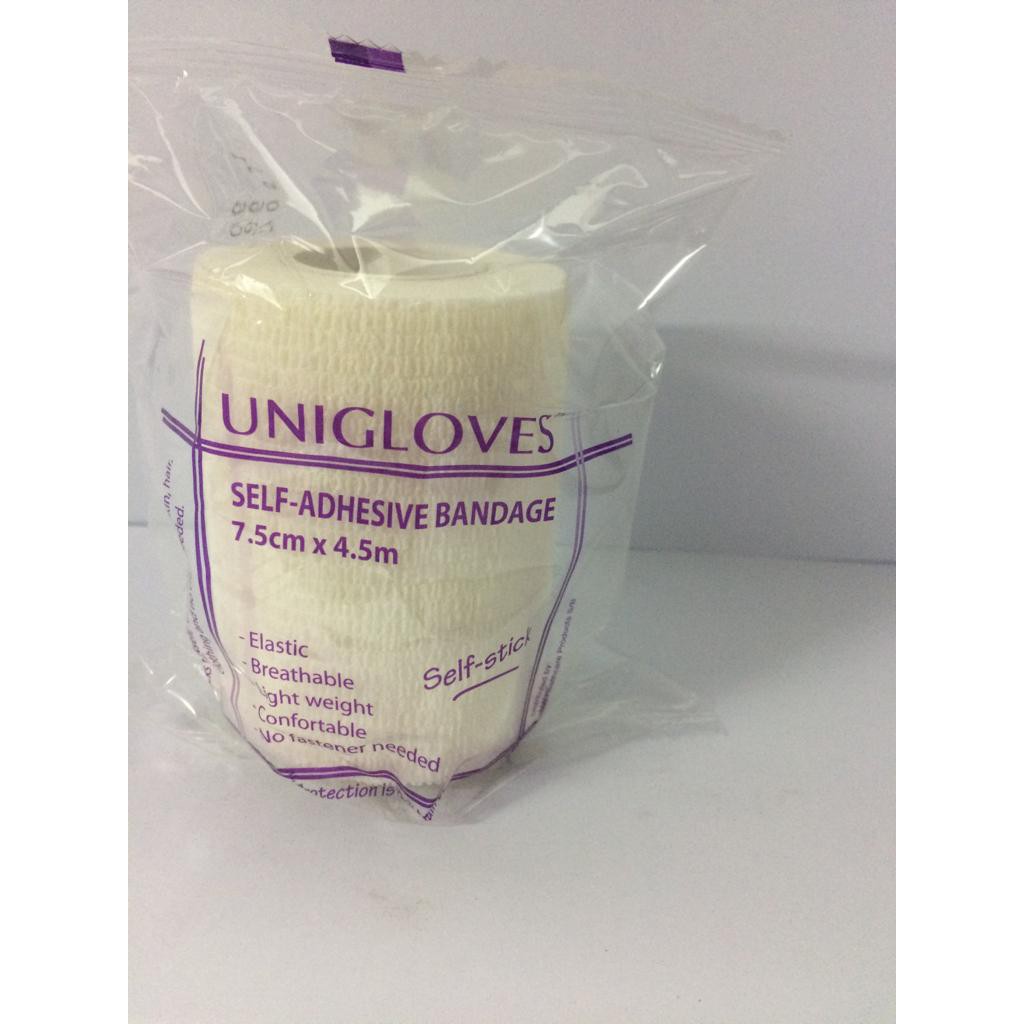UNIGLOVES SELF-ADHESIVE BANDAGE(7.5cm x 4.5m) | Shopee Malaysia