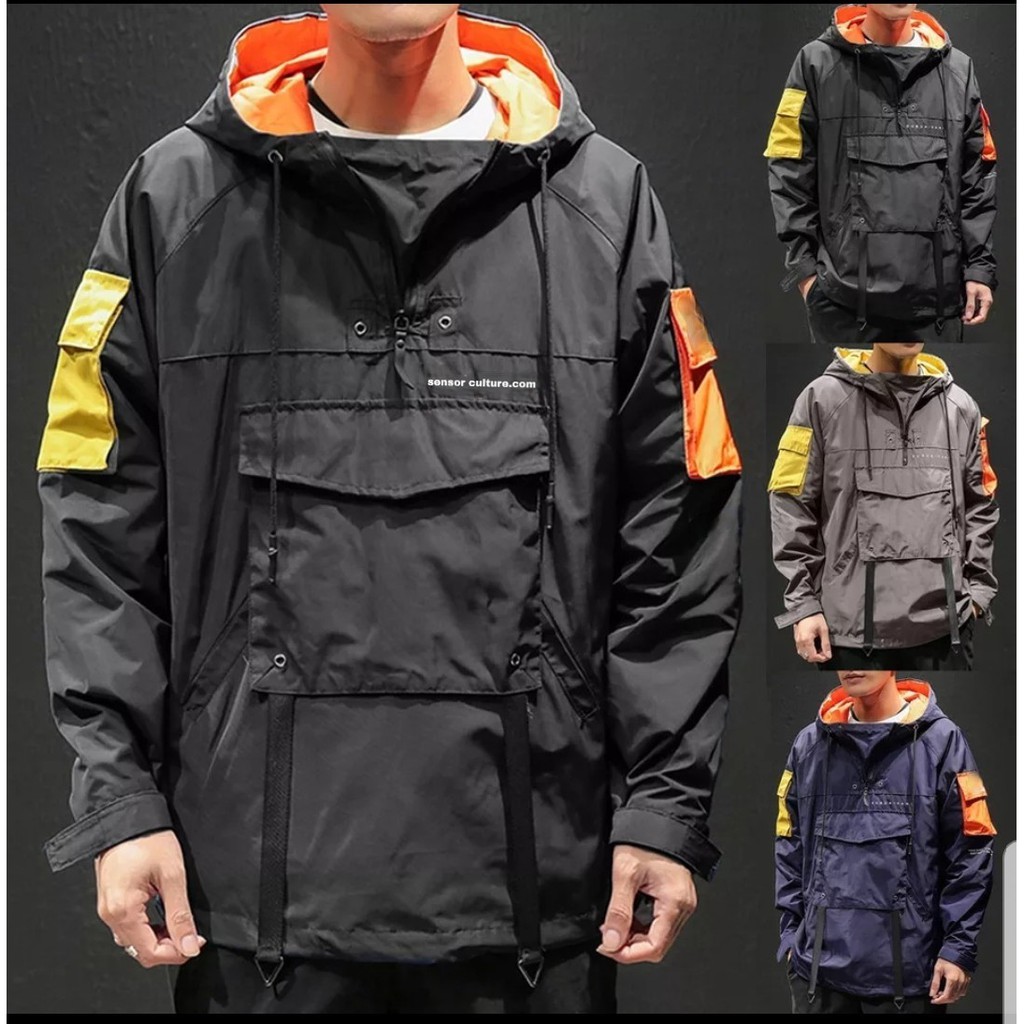 Sensor men's jacket combination cougle jacket | Shopee Malaysia