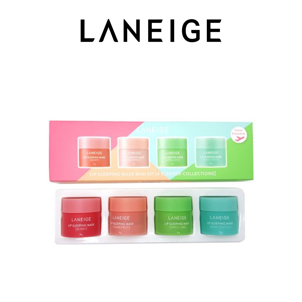 Laneige Lip Sleeping Mask Mini Kit (4 Items) [Wako Beauty] | Shopee ...