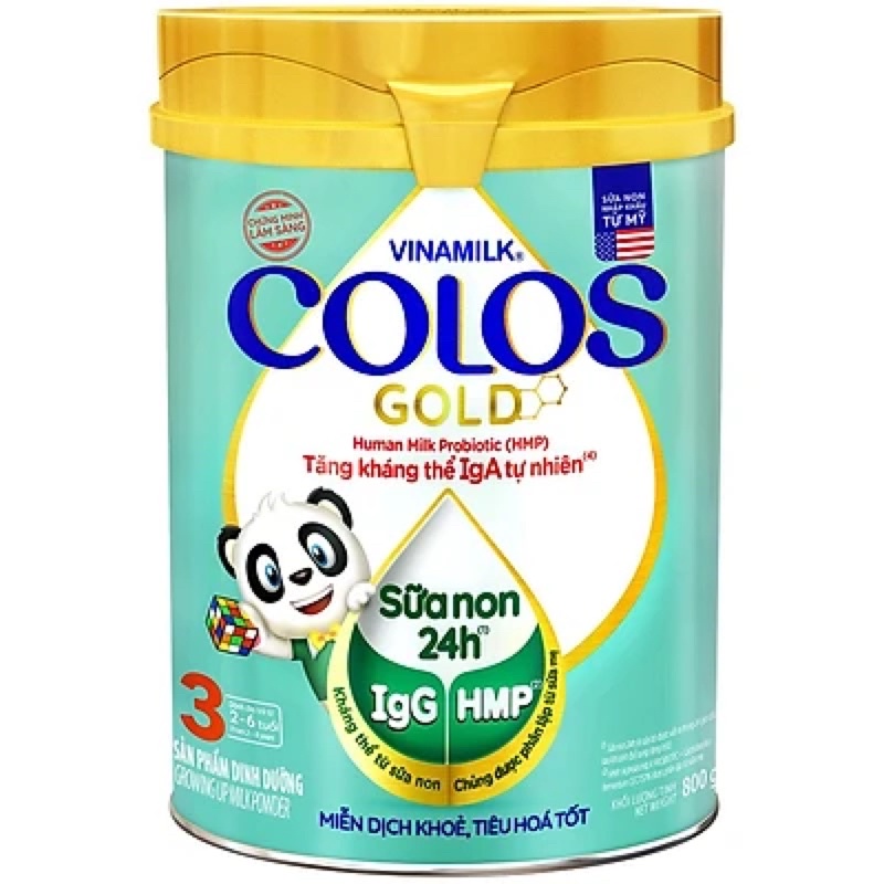 Combo 6 Cans Of Vietnamilk Colos gold Powdered Milk 800g Number 1 ...