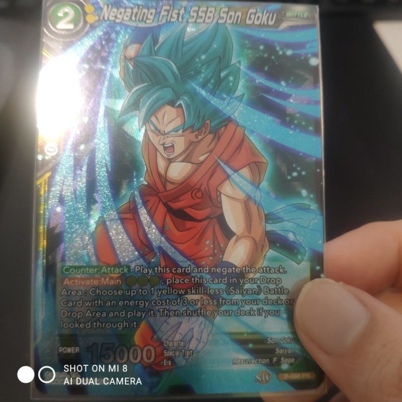 Dragon Ball Super CCG TCG I P-088 PR Negating Fist SSB Son Goku (foil) | Shopee Malaysia