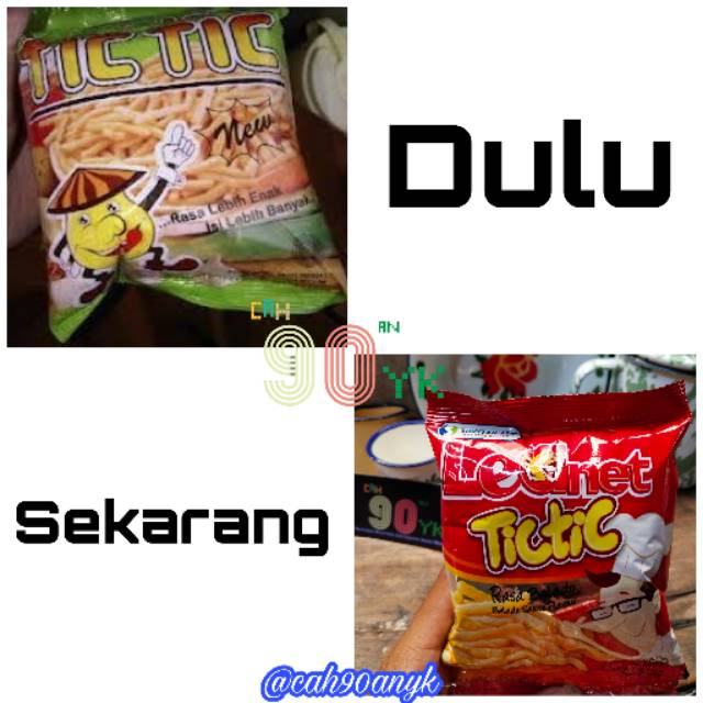 MERAH Leanet TIC TIC Red Balado Flavor. Old school Ciki snacks for 90s ...