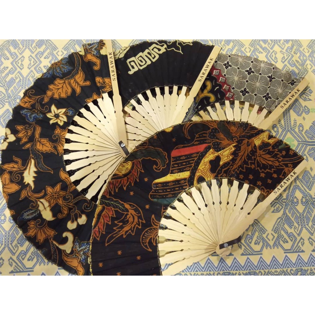 💖 Kipas Batik SARAWAK 💖 READY STOCK | Shopee Malaysia