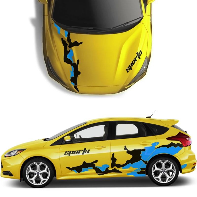 Bt Car Sticker For ford Focus 2 3 1 4 MK2 MK3 MK1 MK4 Auto hood ...