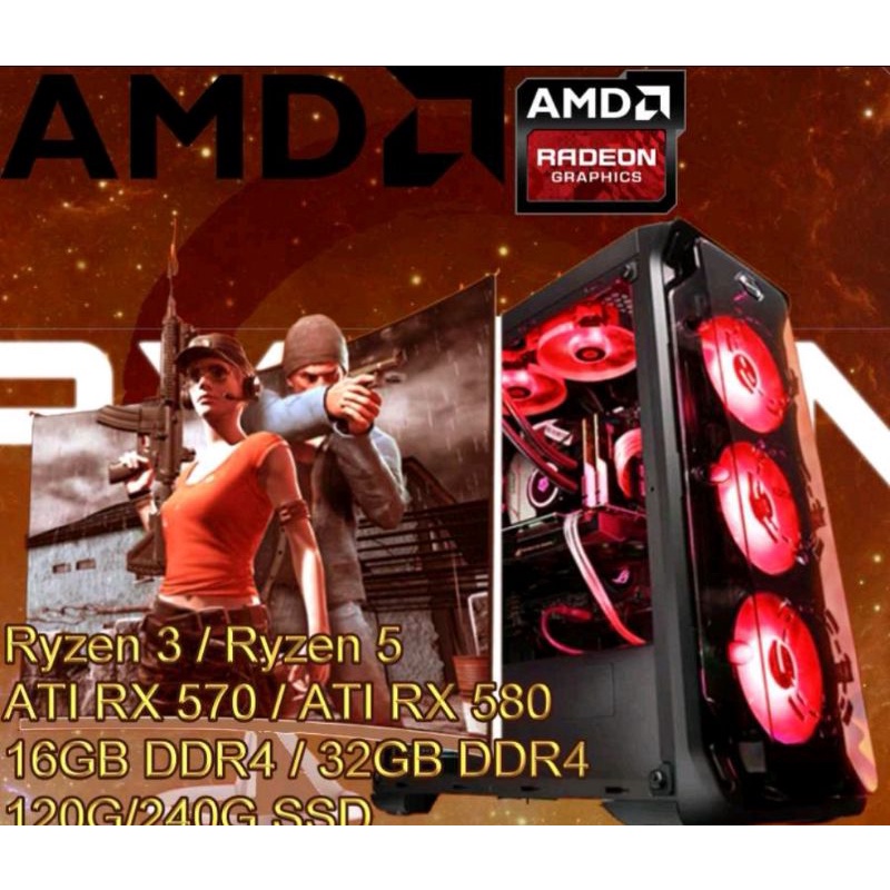 Gaming PC complete set of available core i3 | Shopee Malaysia
