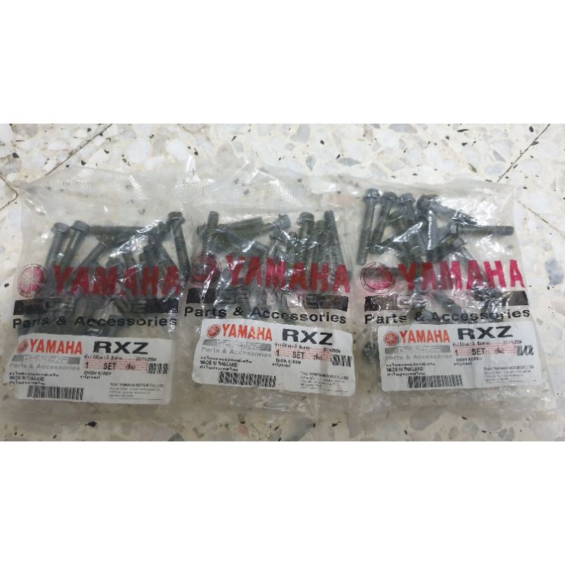 Skru screw bolt 8 cover casing enjin rxz catalyzer kiri kanan 1 set ...
