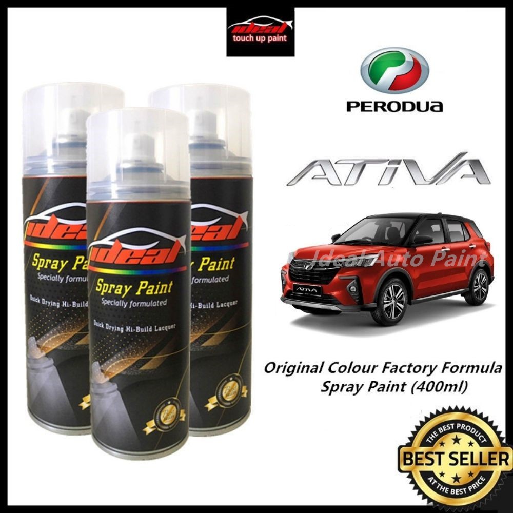 [Ready Stock] PERODUA ATIVA - Ideal Original Colour Touch Up Aerosol ...