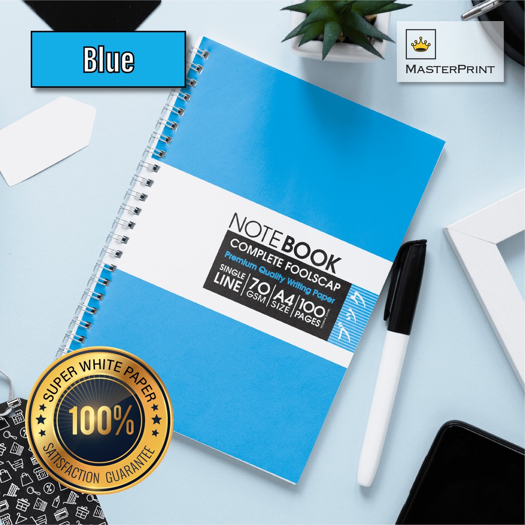 Masterprint A4 Single Line Flagship Series Notebook (100/160 Pages ...