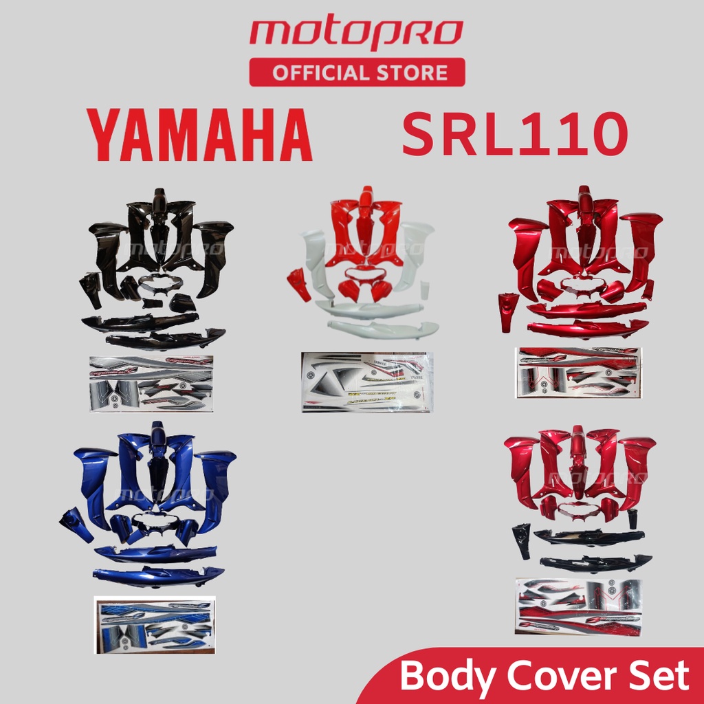 YAMAHA SRL110 Lagenda Body Cover Set Coverset Bodyset Body Kit Color ...