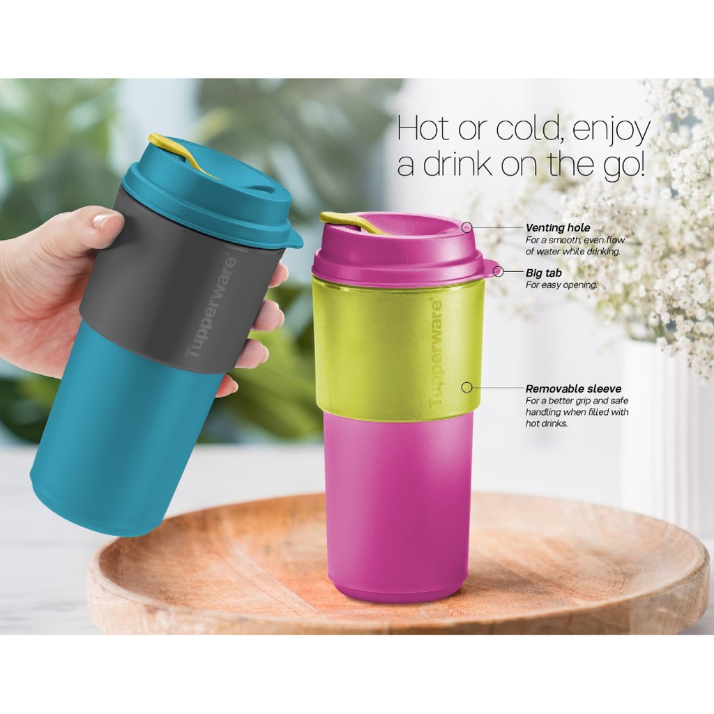 Tupperware Coffee To Go Mug 490ml(1pc) | Shopee Malaysia