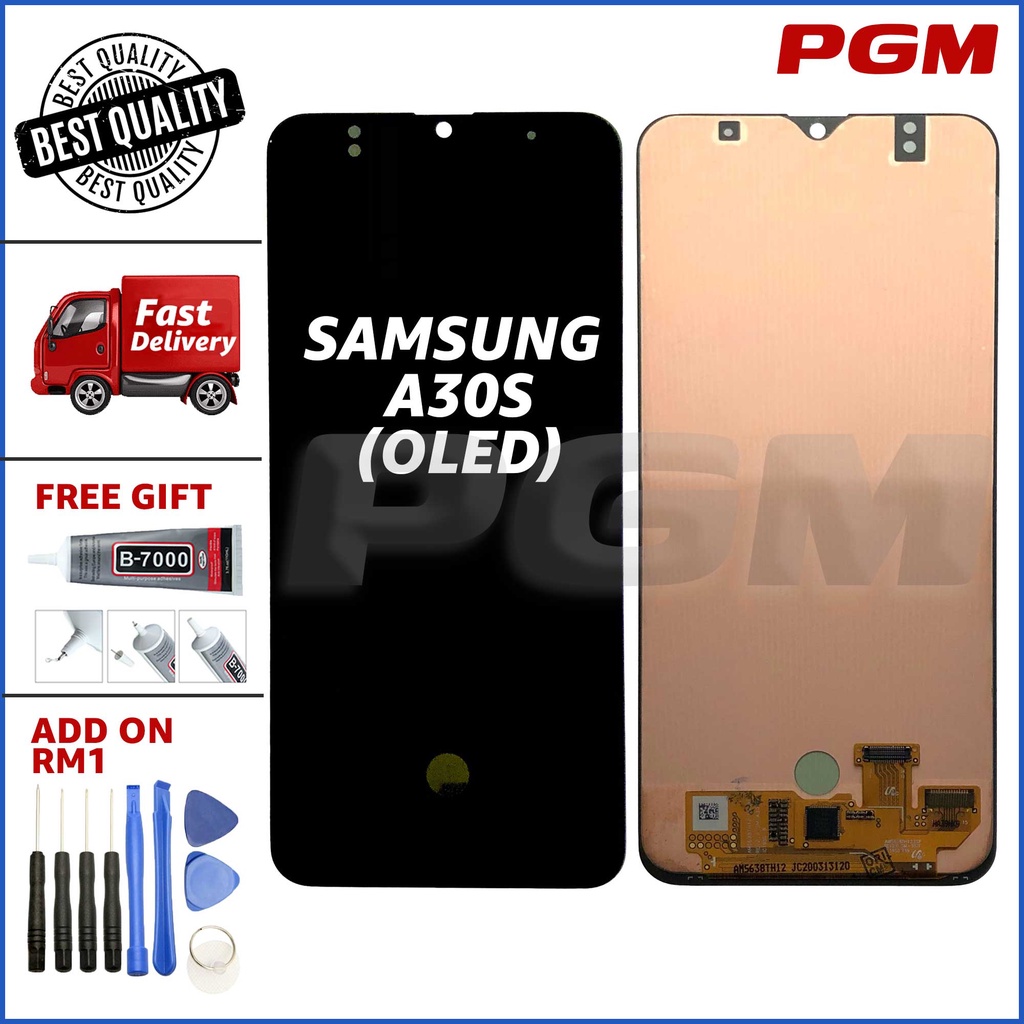 LCD TOUCH SCREEN DIGITZER COMPATIBLE WITH OLED SAM A30S /A307 By ...