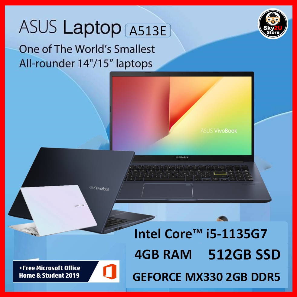 Asus Vivobook A513E Core i5-11 Generation 15.6" FHD Laptop | Shopee ...