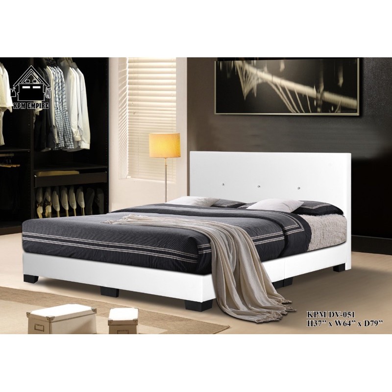 Katil Divan Queen 🔥 Queen Size Bed Frame Divan KPM | Shopee Malaysia