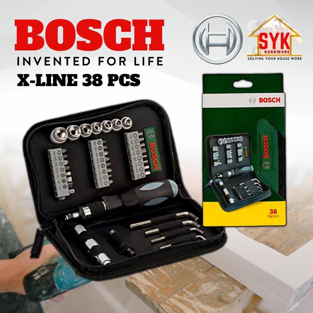 Syk Bosch Original 33pcs 38pcs 41pcs 68pcs 83pcs X Line And V