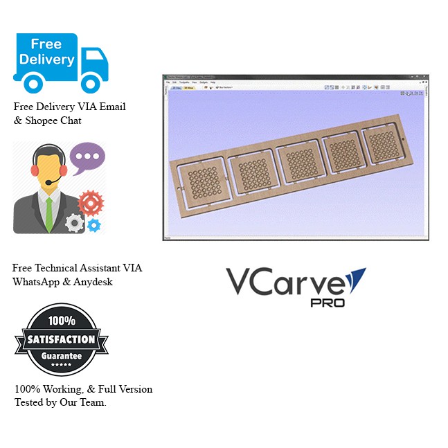 Vectric VCarve Pro 6 | 10 Full Version | Shopee Malaysia