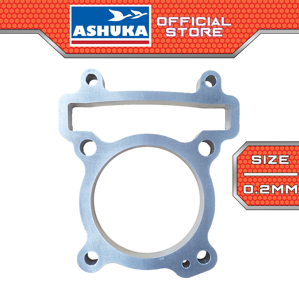 Yamaha LC 135 Alloy Spacer Cylinder Block Gasket (0.2mm/ 0.3mm/ 0.4mm ...