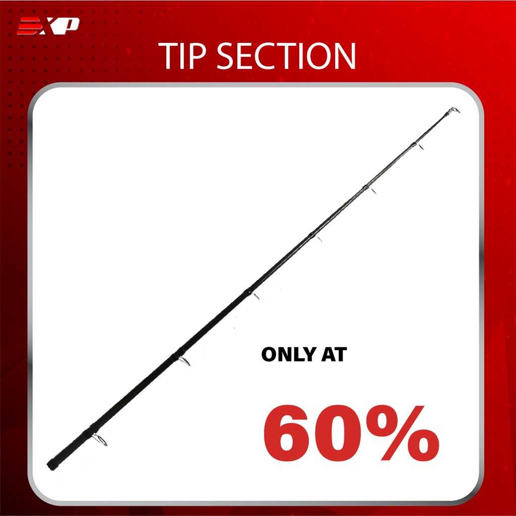 EXP RAZOR ROD Carbon Fiber 2PCS Fishing Rod Medium Light M Medium Heavy ...