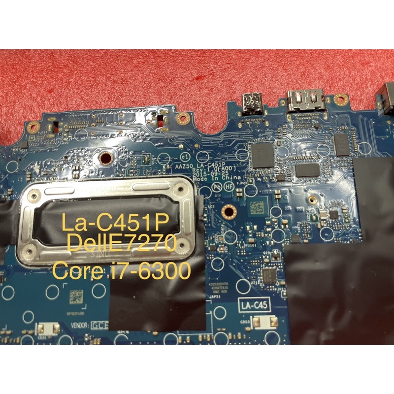 Main Board Dell Latitude E7270 Board Builtin Core i7 Processor 6Th Gen ...