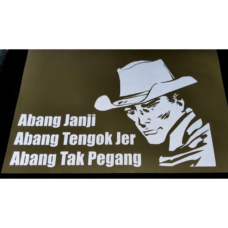 ABANG JANJI,ABANG TENGOK STICKER CERMIN,STICKER LORI.STICKER CERMIN ...