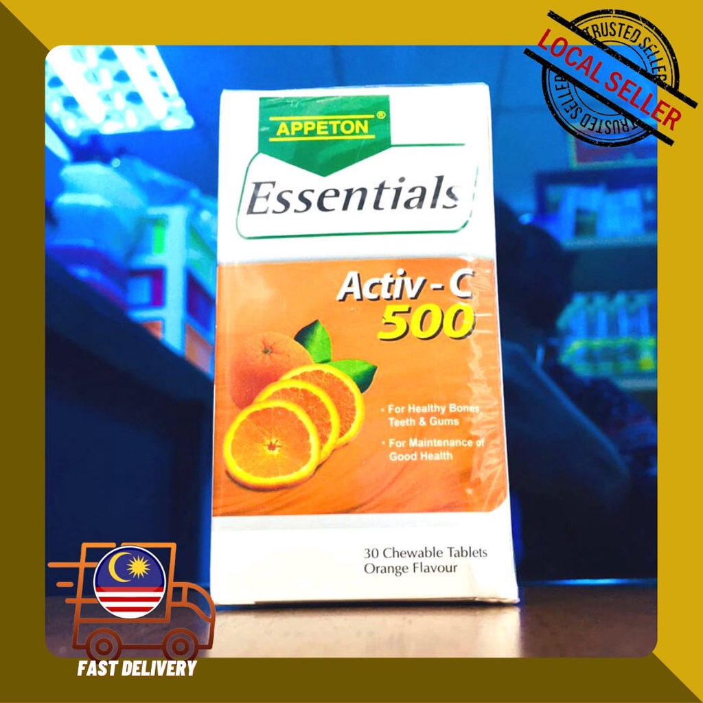 APPETON ESSENTIALS ACTIV-C 500MG (30'S) | Shopee Malaysia