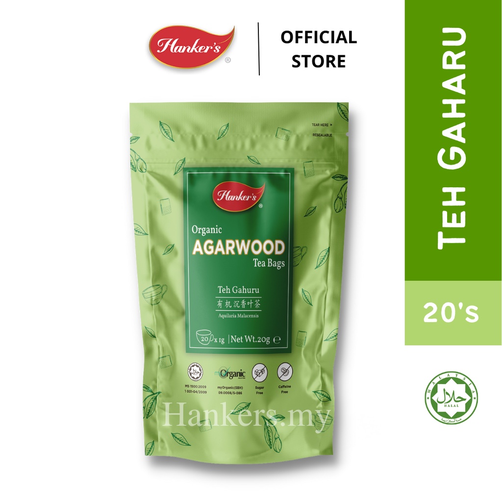 Hankers Agarwood Tea Teh Gaharu Organic Tea Detox Calming Caffeine Free ...