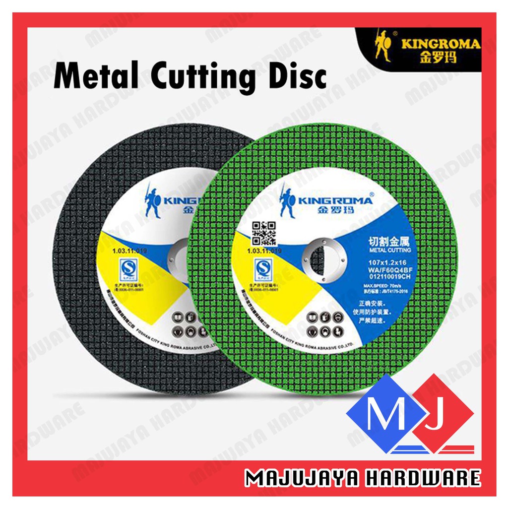 KINGROMA 107x1.2x16mm Angle Grinder Cut Off Wheel Cutting Disc Circular ...