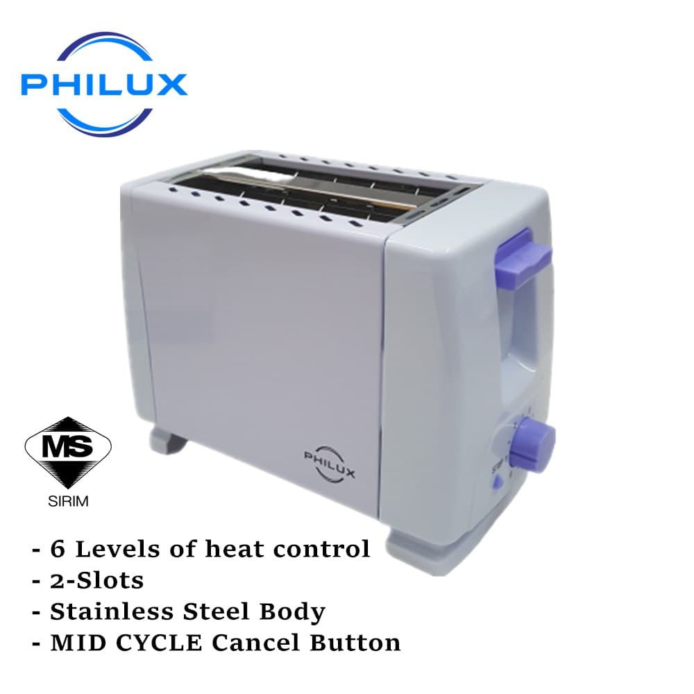 Philux Bread Toaster Pembakar Roti Murah ( 2 Slice ) PL-02 | Shopee ...