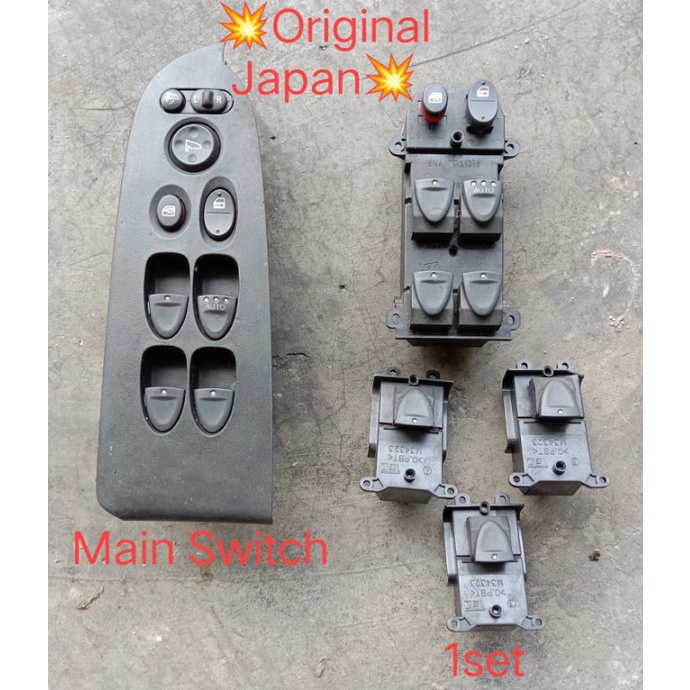 💢Ori Japan💢 Power Window Switch Honda Stream Rn6 Rn8 RsZ suis tingkap ...