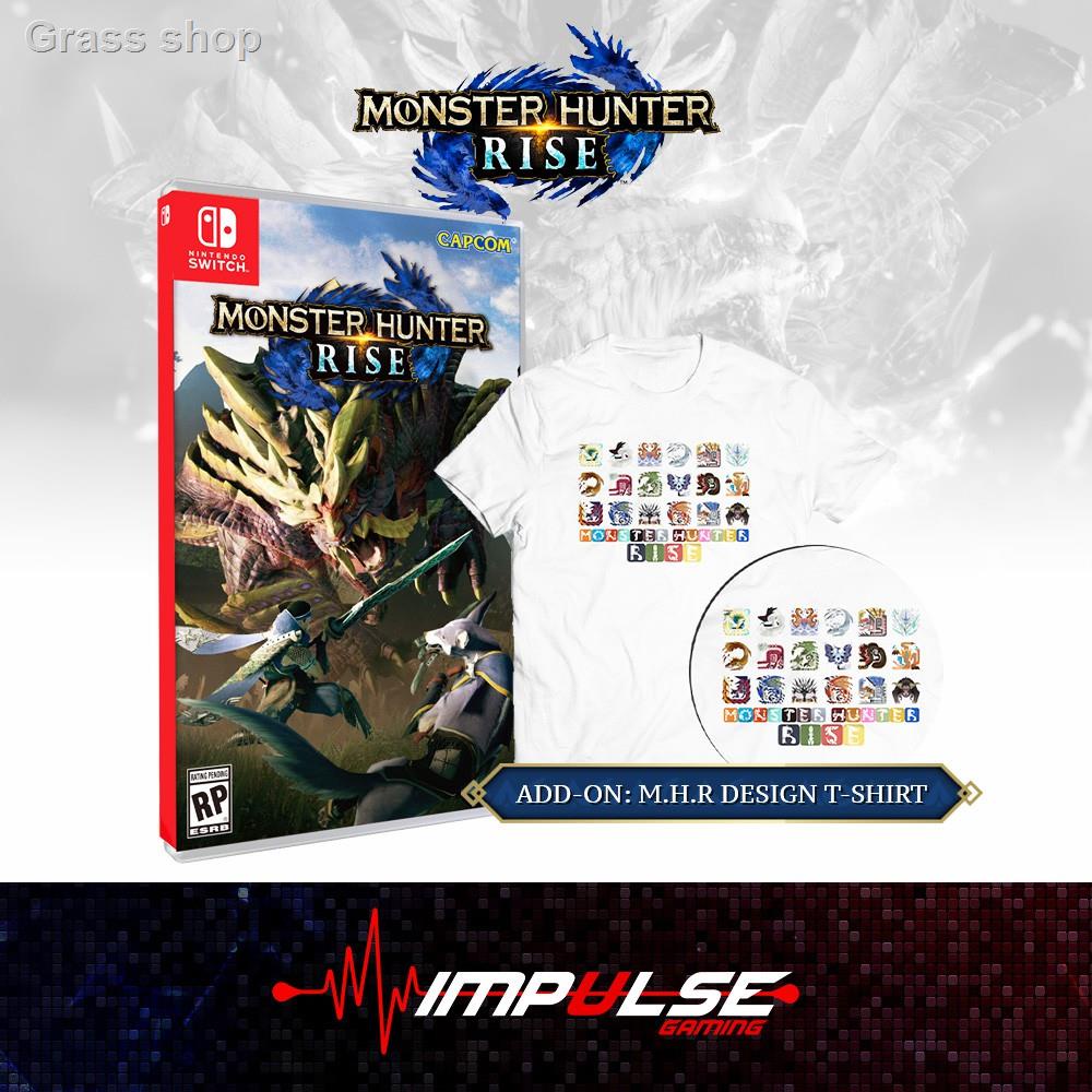 NSW Nintendo Switch Monster Hunter Rise Chi/Eng Version 魔物猎人: 崛起 中英文版 ...