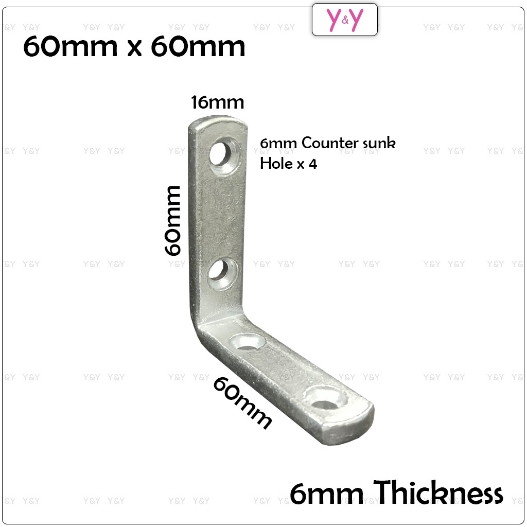 Y&Y Eco Super Thick Steel Metal Angle L Bracket / Mild Steel Angle Bar ...