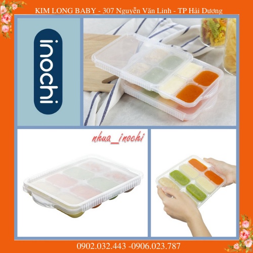 Genuine Inochi Baby Food Freezer Tray, Virgin PP Plastic, Colored ...