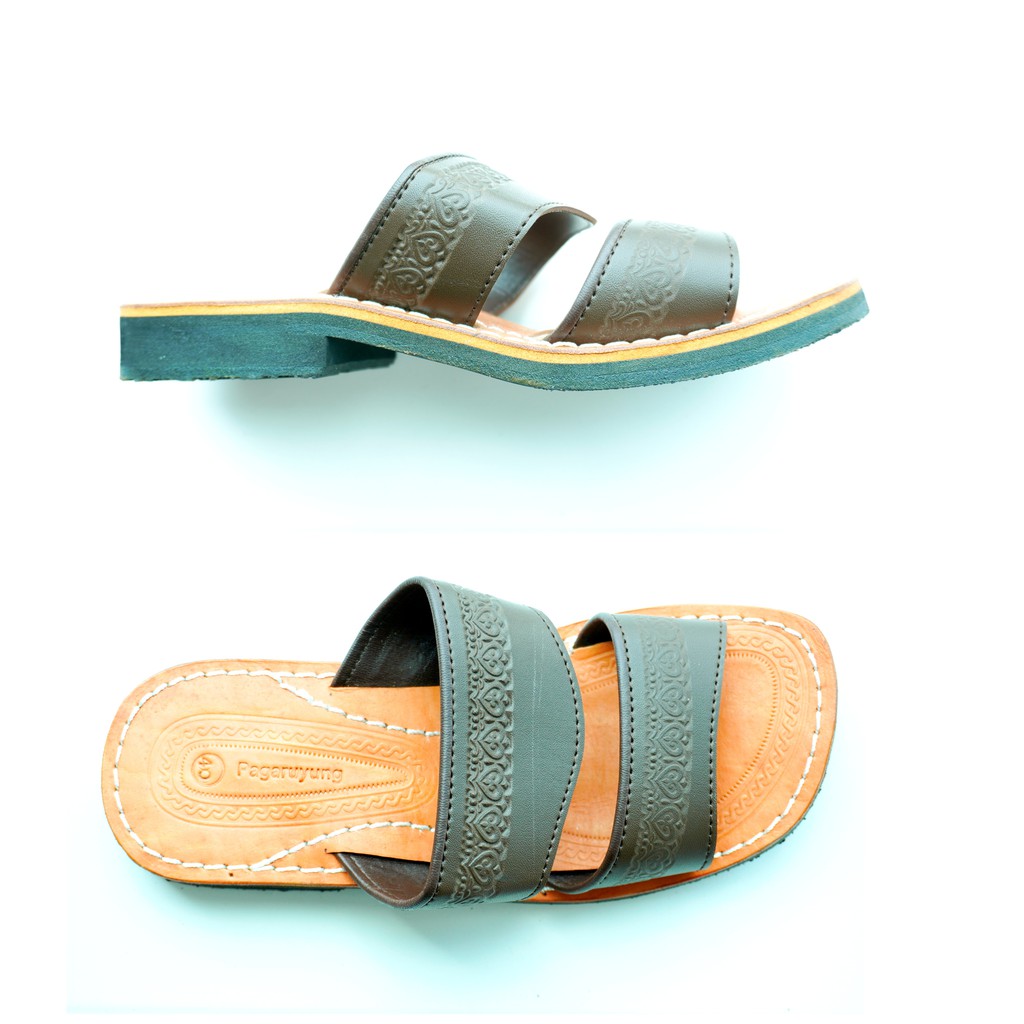 Capal kulit Merdeka Sandal Leather Sarung Dua Tali Lelaki ( Original ...