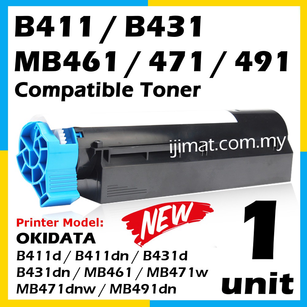 Compatible OKI B411 B431 Printer B411d B411dn B431d B431dn MB461 MB471 MB471dnw MB471w MB491 ...