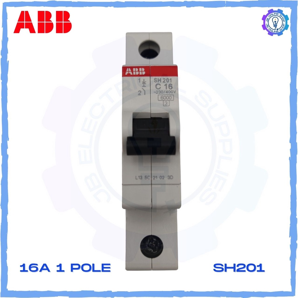 ABB MCB Miniature Circuit Breaker 1 Pole | Shopee Malaysia
