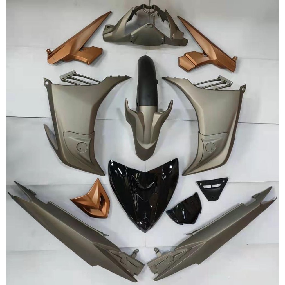 Ready Stock! Lc 135 Cover Set V6 V7 Matt Blue Red Gray Bmc Full Black ...