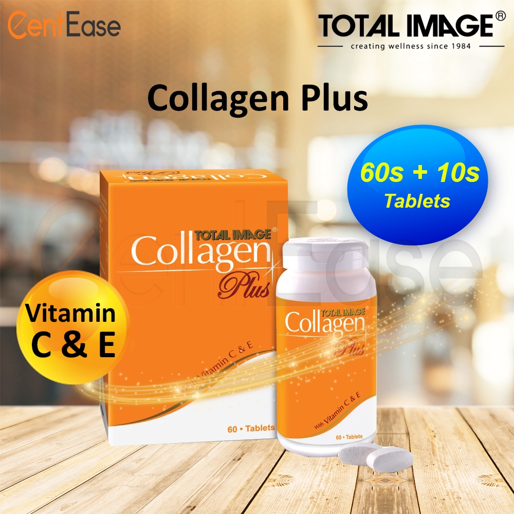 Total Image Collagen Plus 60s + 10s Tablets - with Vitamin C & E ...
