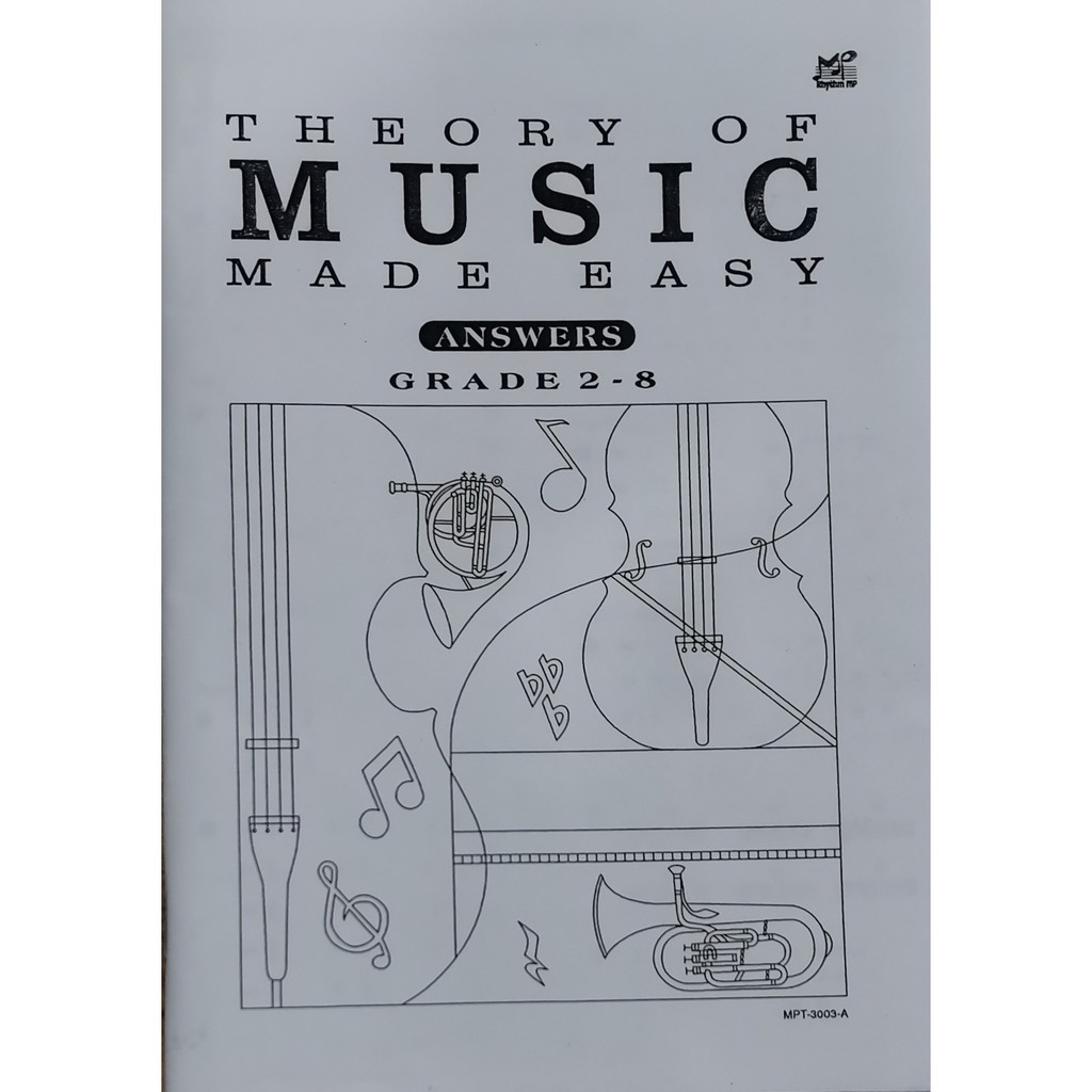 Theory of Music Made Easy Grades 2-8 (ANSWER ONLY) | Shopee Malaysia