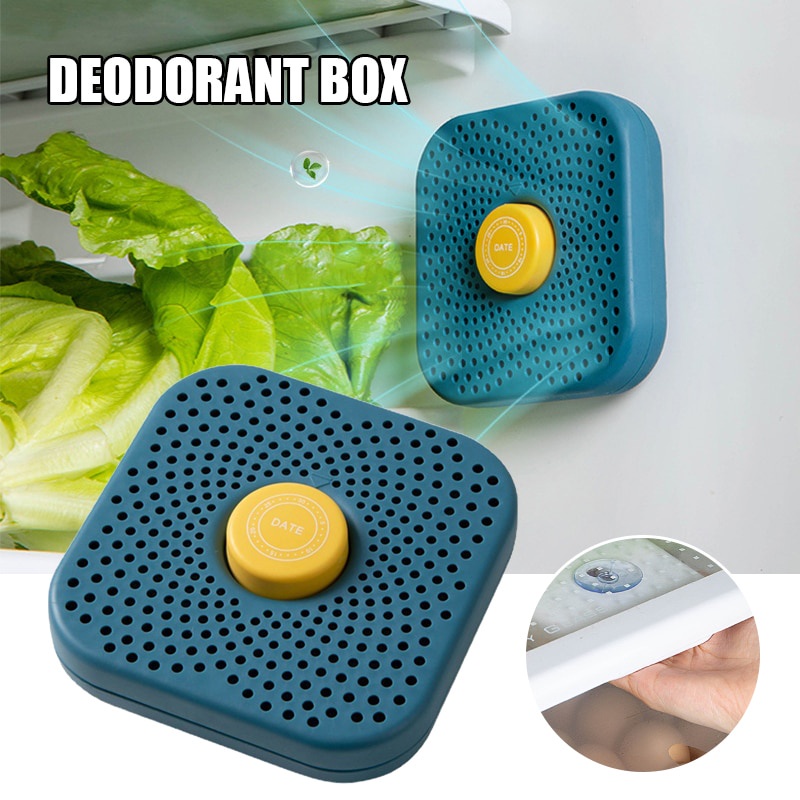 (Ready Stock)Refrigerator Deodorizer Odor Remover Suction Cup Carbon ...