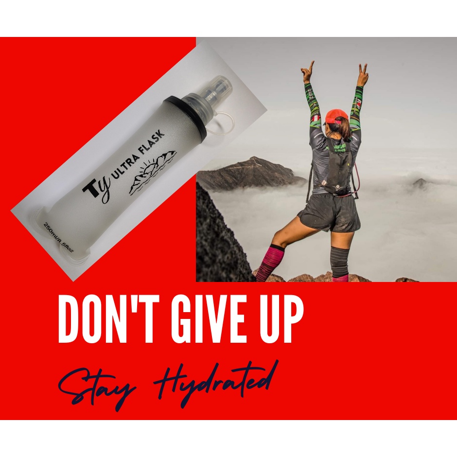 Ty Ultra Soft Flask 250ml 500ml Hydration Bottle Outdoor Sport Running ...