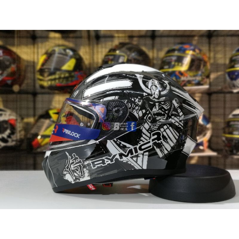 Original Rymic Samurai Full Face Helmet | Shopee Malaysia