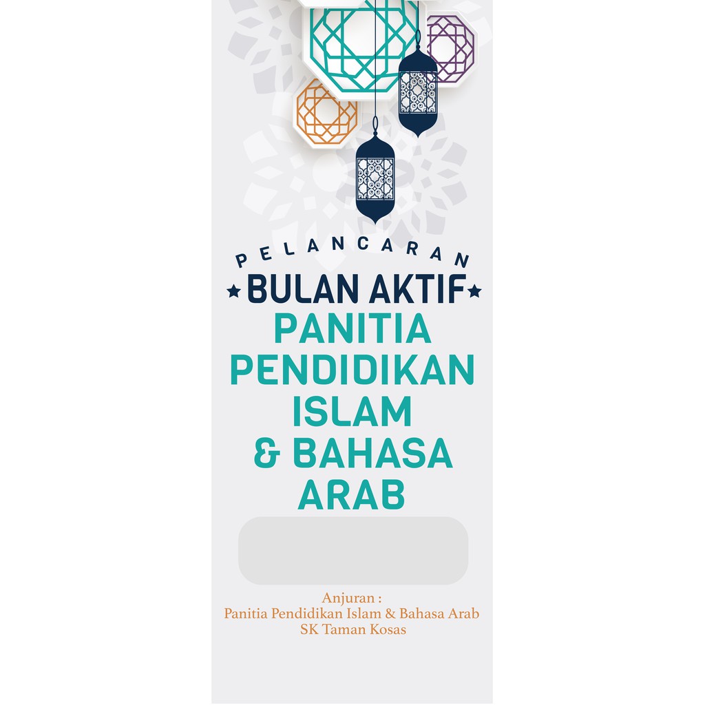 Bunting Program Sekolah (Edit nama & Cetak) | Shopee Malaysia