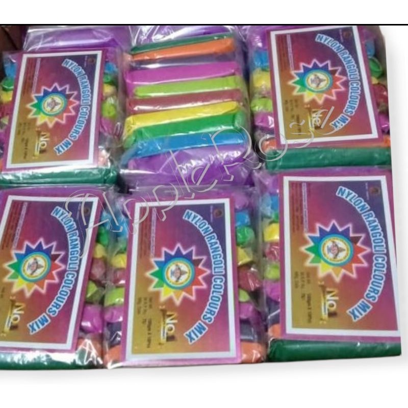10 colour Rangoli kolam sand powder 1kg /10 colour Art sand/Deepavali ...