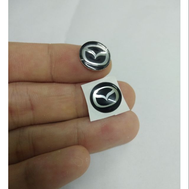 Mazda Logo Sticker Emblem Sticker 1 Pcs (14mm) | Shopee Malaysia