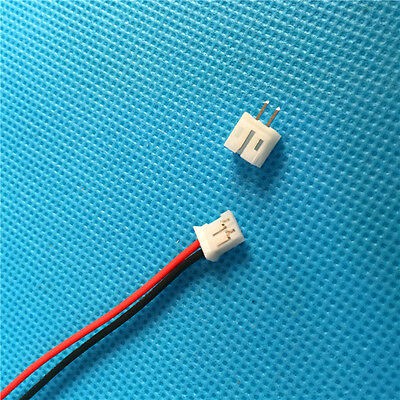 2 Pin Battery Connector With Wire and Male PCB PTH connector (10pcs ...