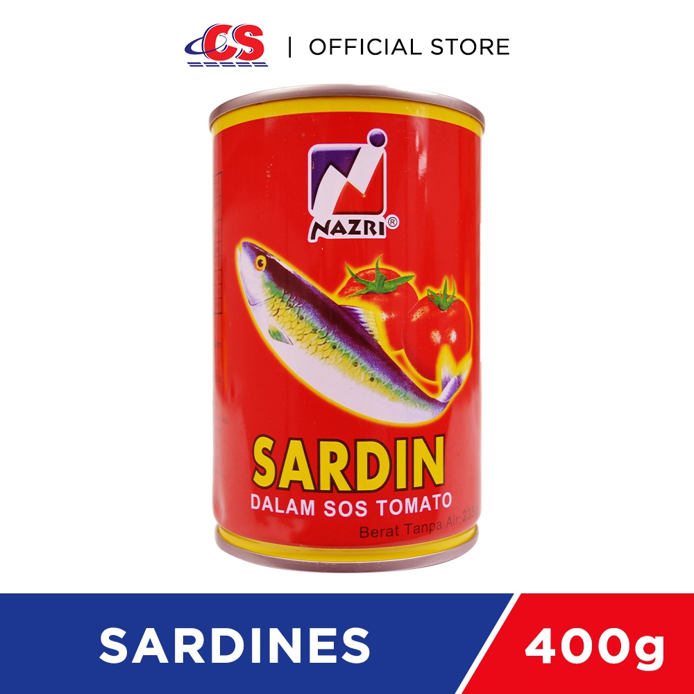 NAZRI Sardines in Tomato Sauce 400g | Shopee Malaysia
