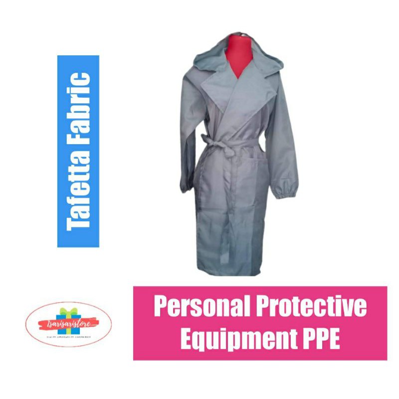Washable Personal Protective Equipment PPE Gown Fashionable Trench Coat ...