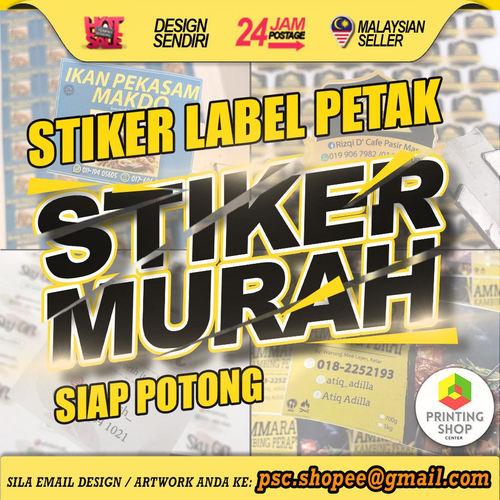 𝙎𝙏𝙄𝙆𝙀𝙍 𝙇𝘼𝘽𝙀𝙇 𝙋𝙀𝙏𝘼𝙆 / 𝙎𝙌𝙐𝘼𝙍𝙀 𝙇𝘼𝘽𝙀𝙇 𝙎𝙏𝙄𝘾𝙆𝙀𝙍 𝙈𝙄𝙍𝙍𝙊𝙍𝘾𝙊𝘼𝙏 | Shopee Malaysia