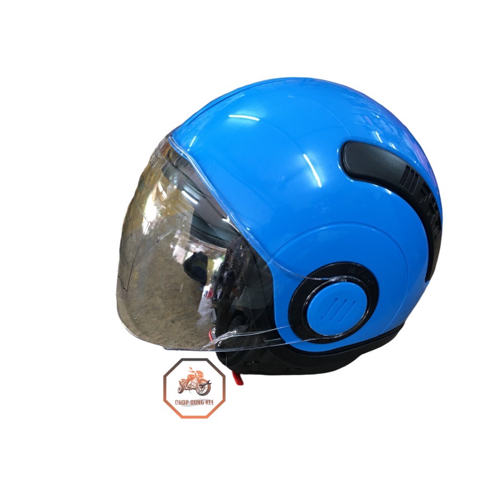 HELMET VTEC MONO FKR (PINK/BLUE) | Shopee Malaysia