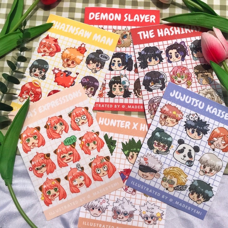 Anime Sticker Sheets | Shopee Malaysia